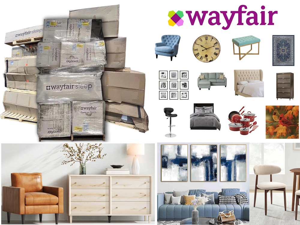 Wayfair Furniture & Decor Liquidation Truckloads – $40K Retail Value ...